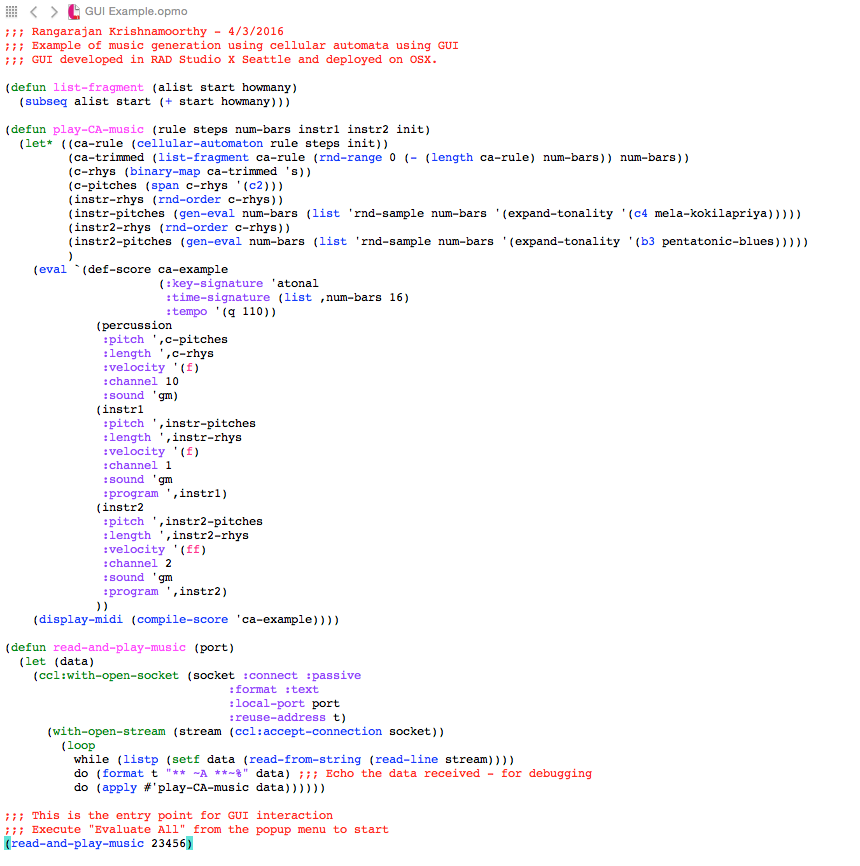 A GUI Front-end for Cellular Automata Generator : Rangarajan ...