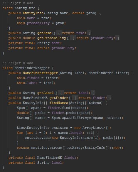 Named Entity Recognition Ner With Opennlp Rangarajan Krishnamoorthy On Programming And Other