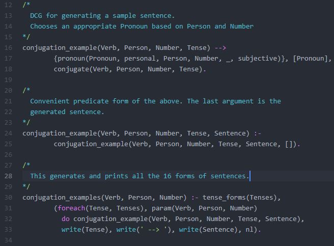 Generating Verb Conjugations : Rangarajan Krishnamoorthy on Programming and Other Topics
