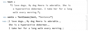 Mathematica: Using TextCases to Extract Information from Natural Language Text : Rangarajan ...