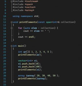 Understanding std::span : Rangarajan Krishnamoorthy on Programming and ...