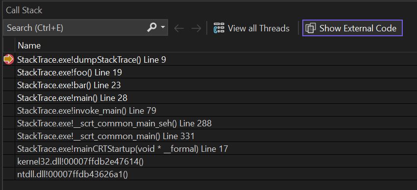 C++23: “stacktrace” Library – Rangarajan Krishnamoorthy on Programming ...